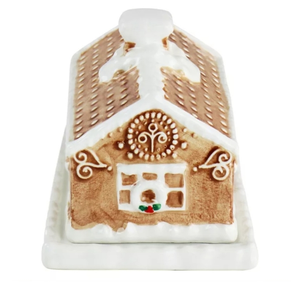 Martha Stewart | Accents | Martha Stewart Gingerbread Butter Dish ...